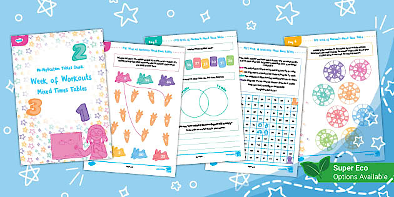 MTC Mixed Times Tables Revision Activities | Parent Support