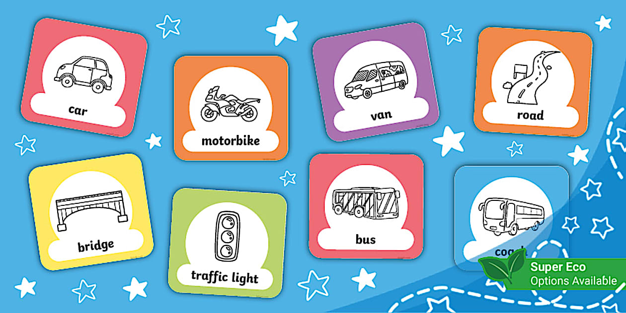 FREE! - Car Journey Flashcards (teacher made) - Twinkl