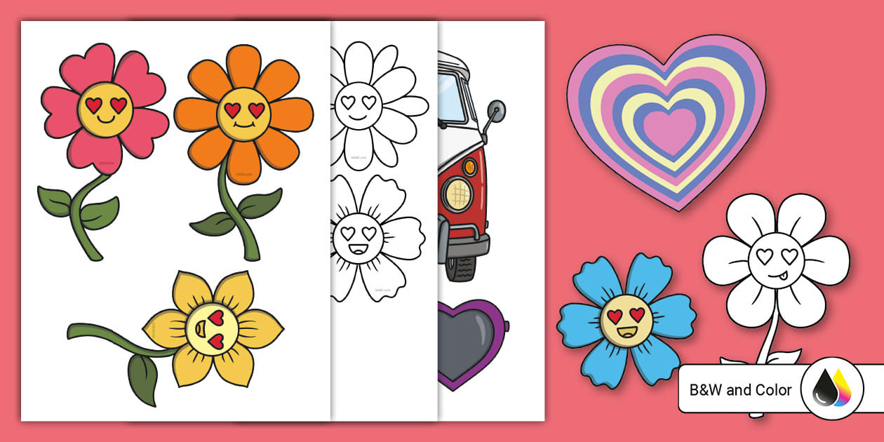 Have a Groovy Valentine's Day! Bulletin Board Cutouts