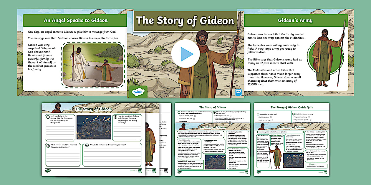 KS2 Story of Gideon Teaching Pack (teacher made) - Twinkl