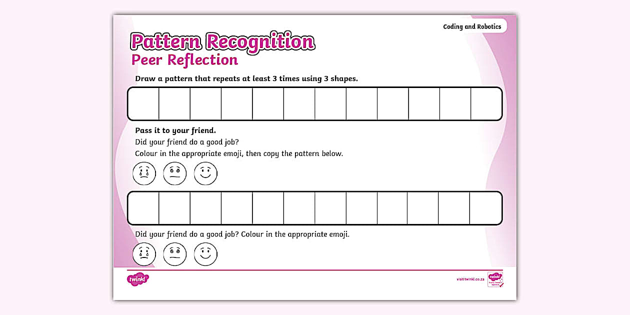 Robotics And Coding Pattern Recognition 3x3 Peer Review