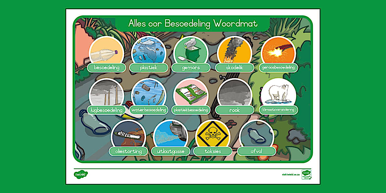 Besoedeling Woordmat