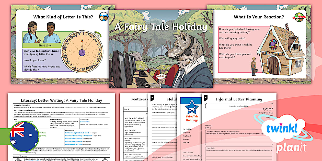 Year 3 Hansel and Gretel Letter Writing (5) Lesson - Twinkl