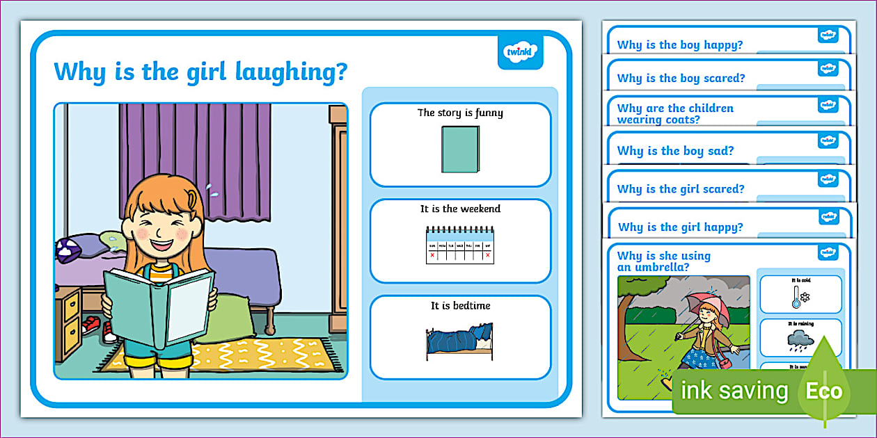 Why/because Activities - Inclusive Resources - Twinkl