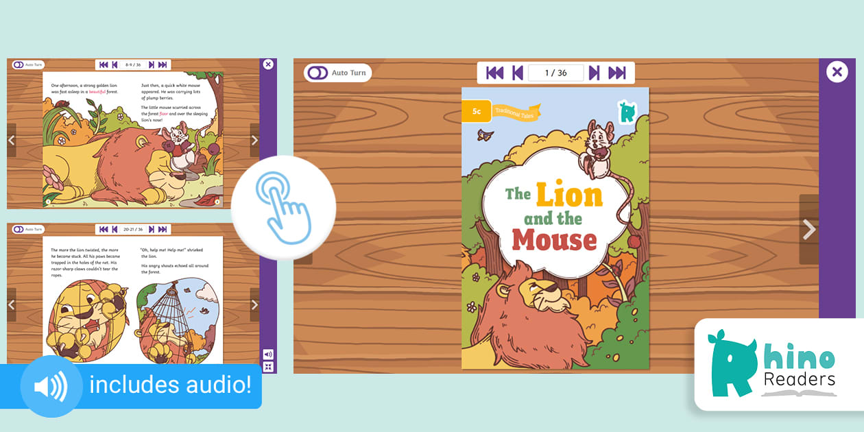 Level 5c Reading Scheme Book: The Lion and the Mouse
