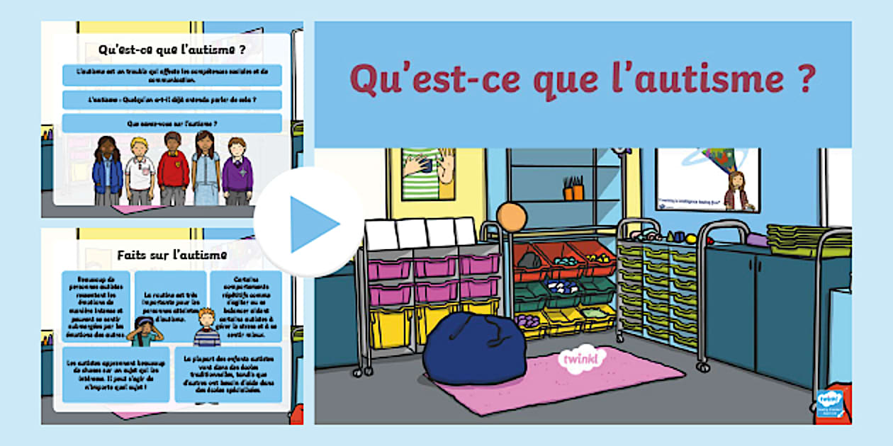 Powerpoint : Qu'est-ce que l'autisme ? (teacher made)