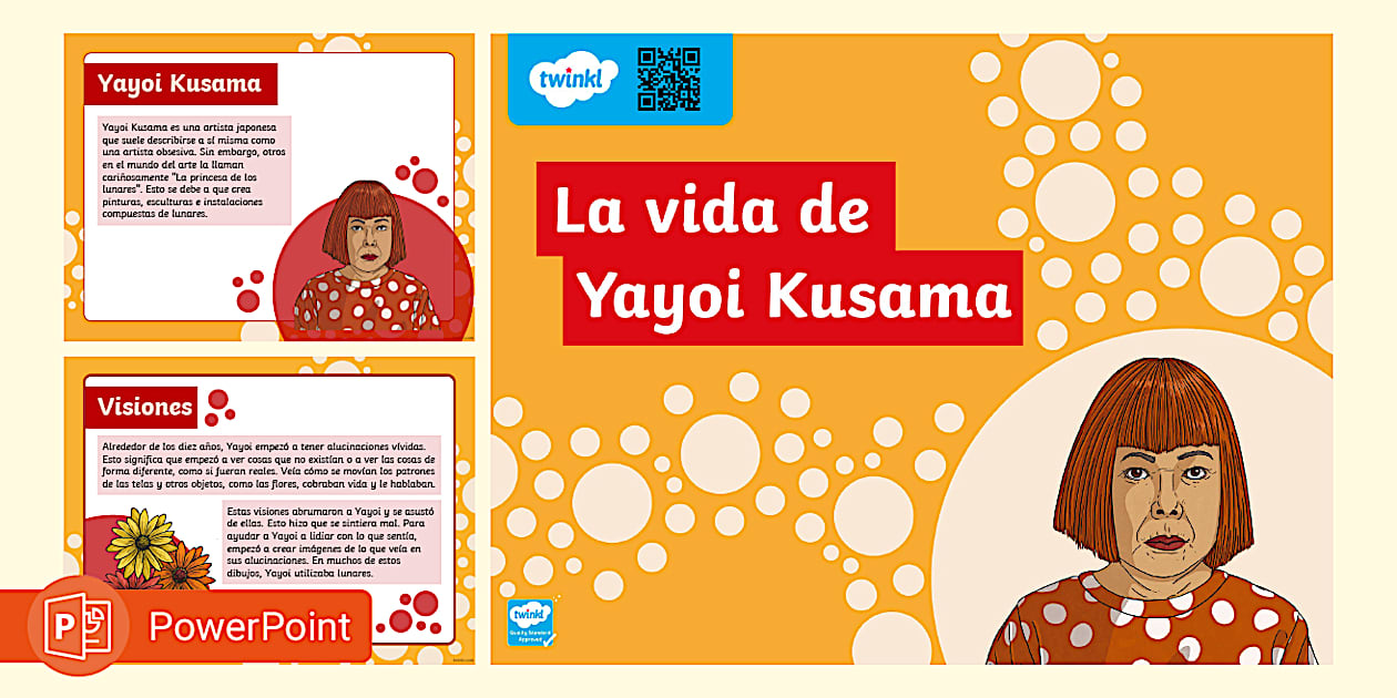 PPT arte contemporáneo Sexto Básico: Yayoi Kusama - Twinkl