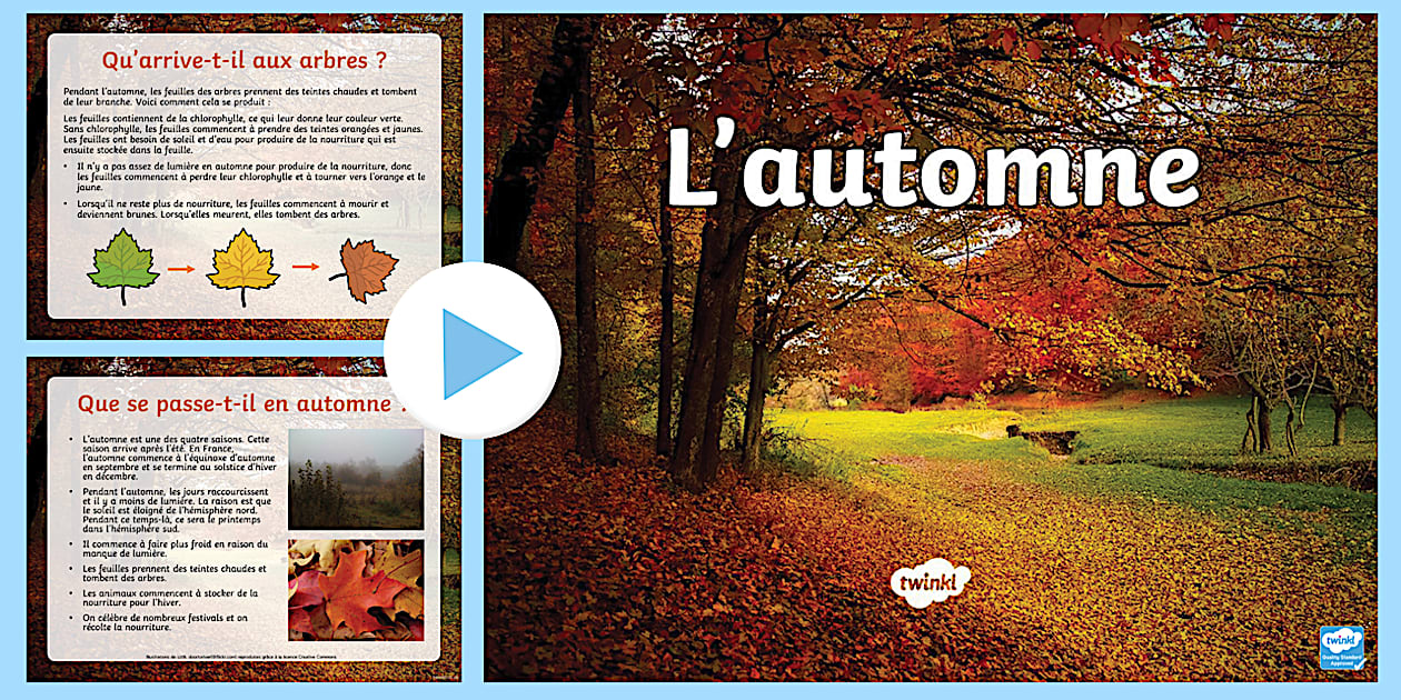 Powerpoint : L'automne