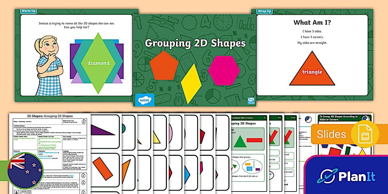 Phase 1 Space: 2D Shapes (Grouping 2D Shapes) Lesson 4