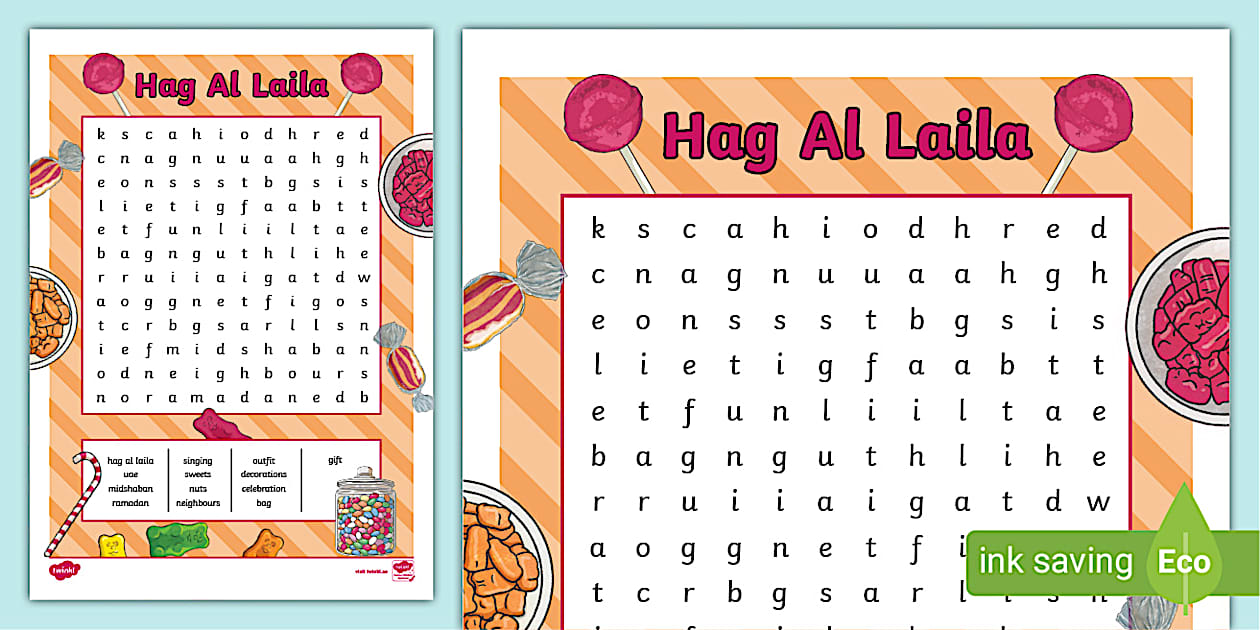 Hag Al Laila Word Search (Teacher-Made) - Twinkl