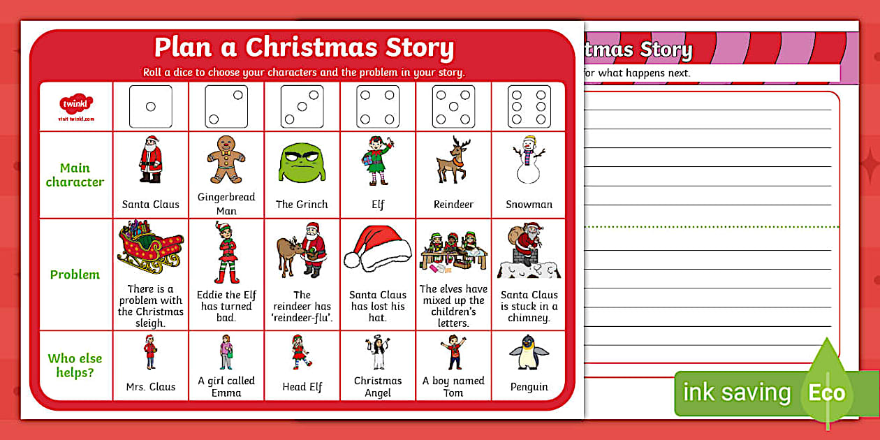 Plan and Write a Christmas Story (teacher made) - Twinkl