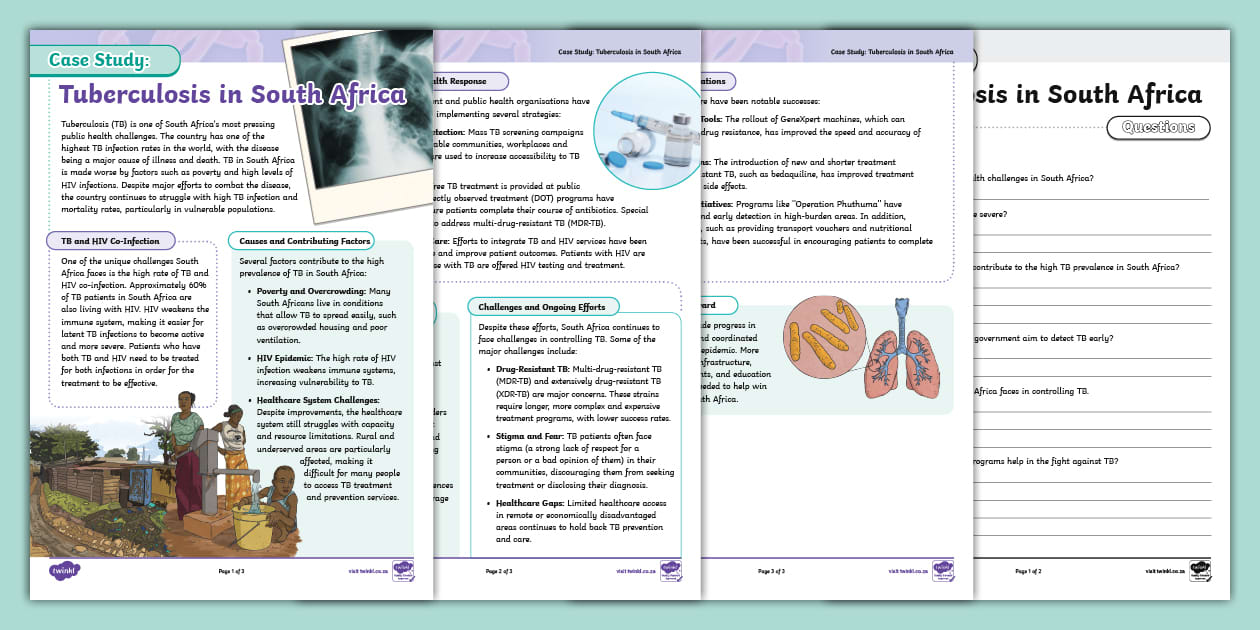 Case Study: Tuberculosis in South Africa (Teacher-Made)
