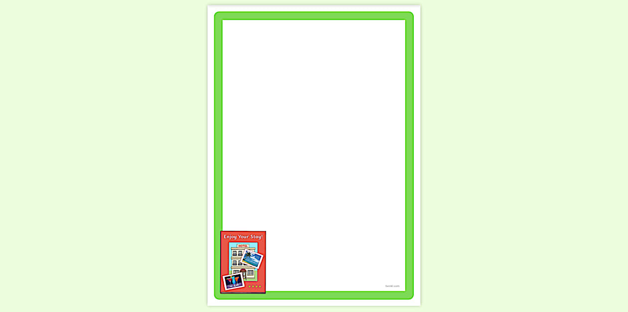 Brochure Page Border | Page Borders | Twinkl (teacher made)