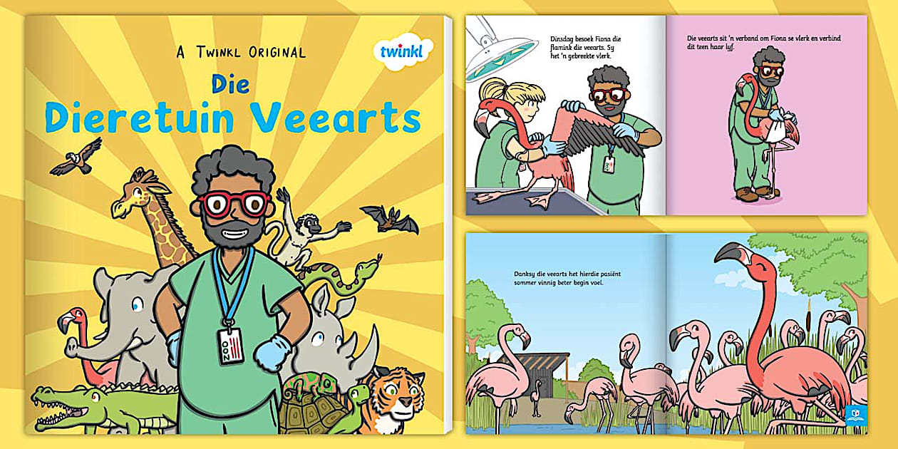 Die Dieretuin Veearts eBoek - Twinkl