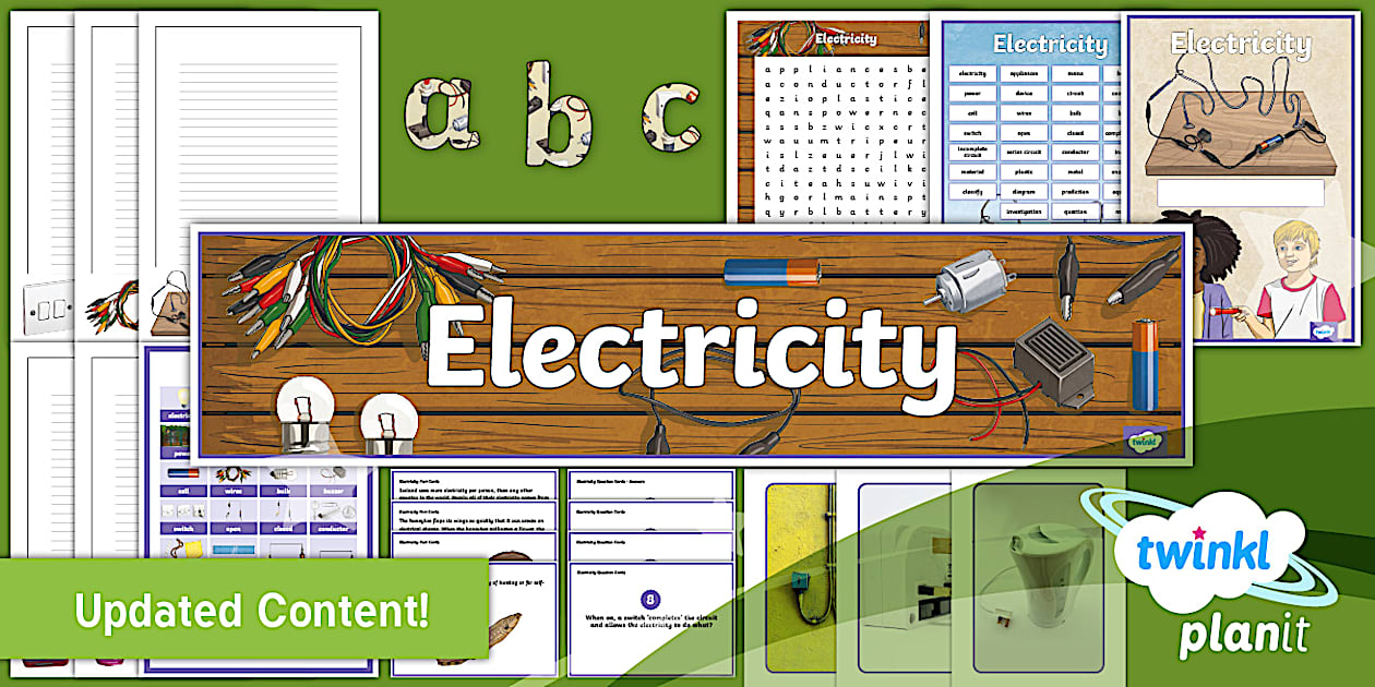 Science: Electricity Year 4 Additional Resources - Twinkl