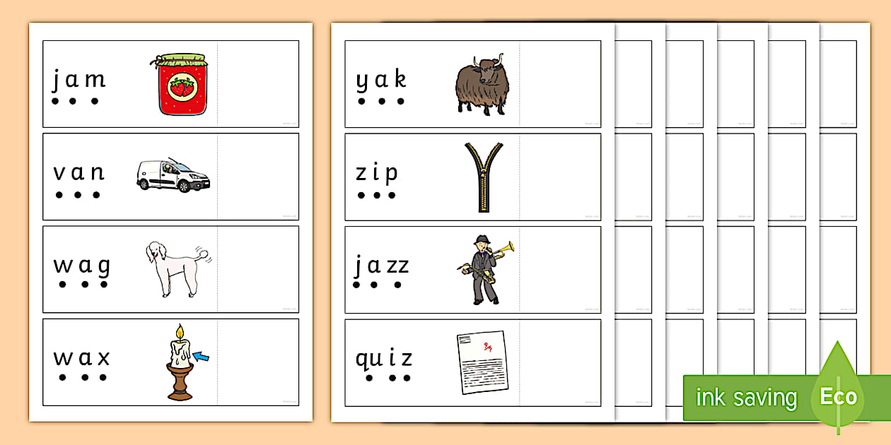 Phase 3 CVC Words Read and Reveal Activity - CVC Words a Read and Reveal