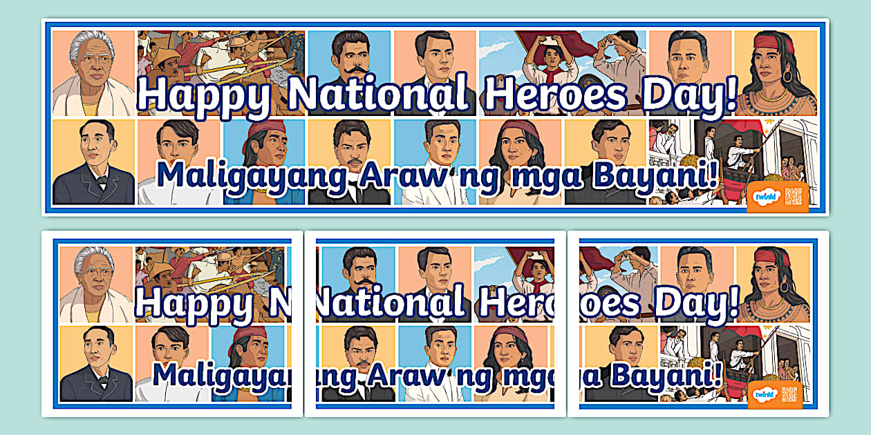Happy National Heroes Day | Grades 2 - 6 | Twinkl - Twinkl