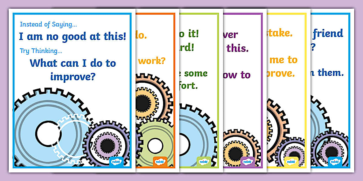 Growth Mindset Posters PDF | Emotions | Twinkl USA - Twinkl