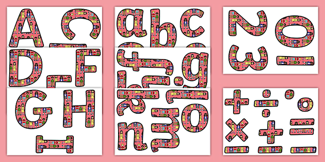 Friendship Display Letters and Numbers Pack - Twinkl