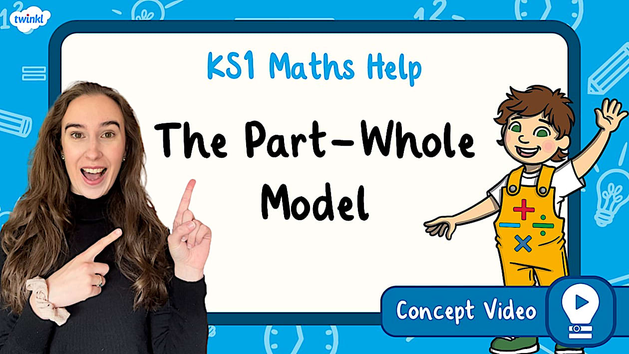 👉 The Part-Whole Model | KS1 Maths Concept Video - Twinkl