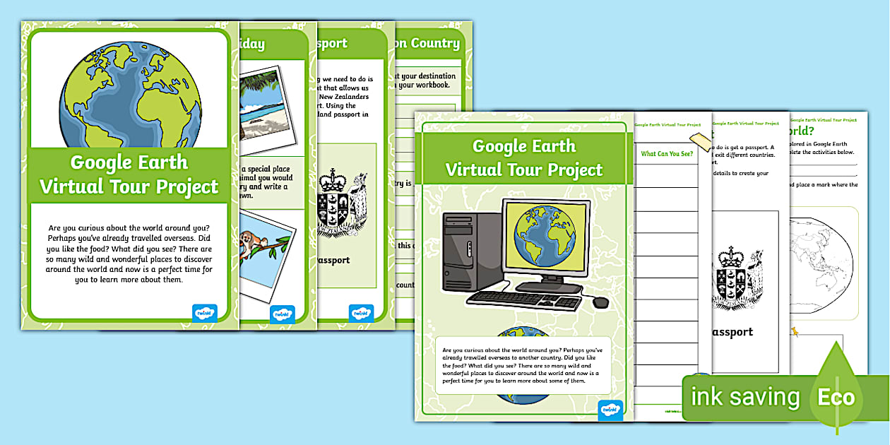 NZ Google Earth Virtual Tour Remote Learning Project 3-4
