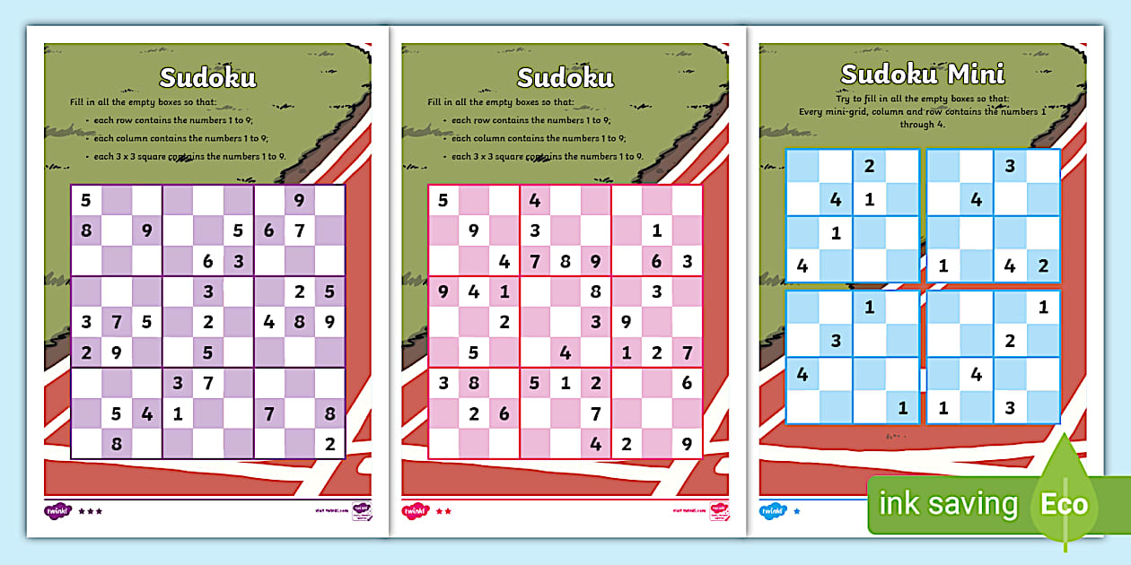 The Commonwealth Games Sudokus Differentiated - Twinkl