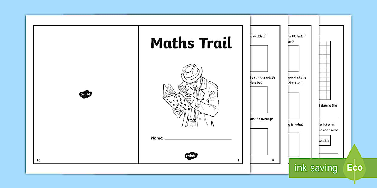 Editable Maths in Our School Environment for 5th and 6th Class Booklet