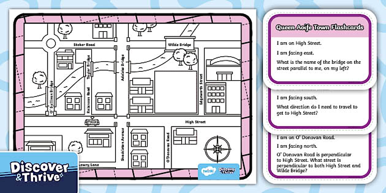 Shape and Location Flashcard Game