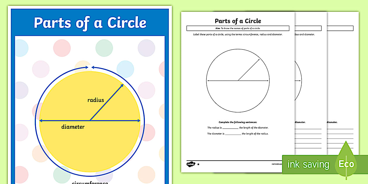 Year 6 Parts of a Circle Resource Pack (teacher made)