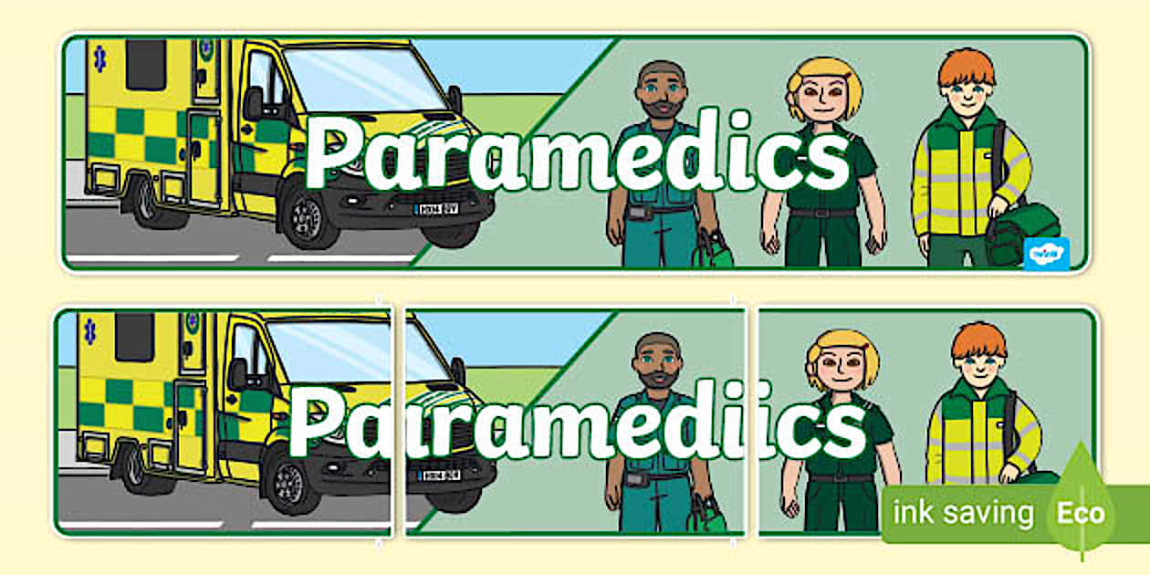 Paramedics Role Play Banner - Twinkl