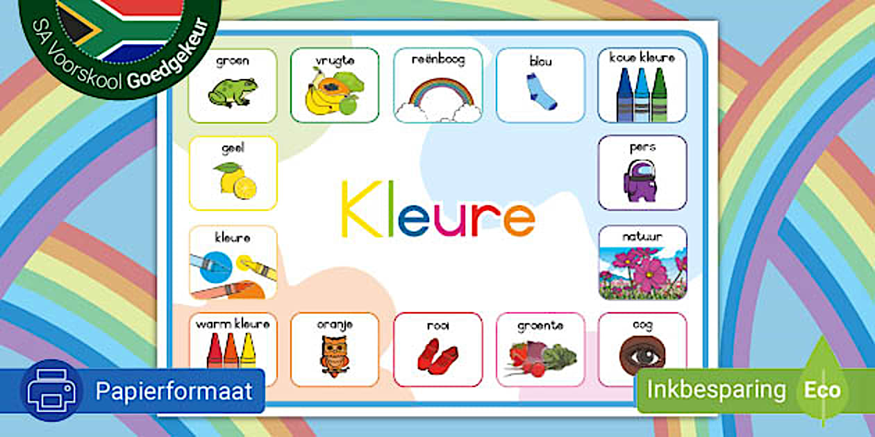 Kleure Kommunikasiemat (teacher made) - Twinkl