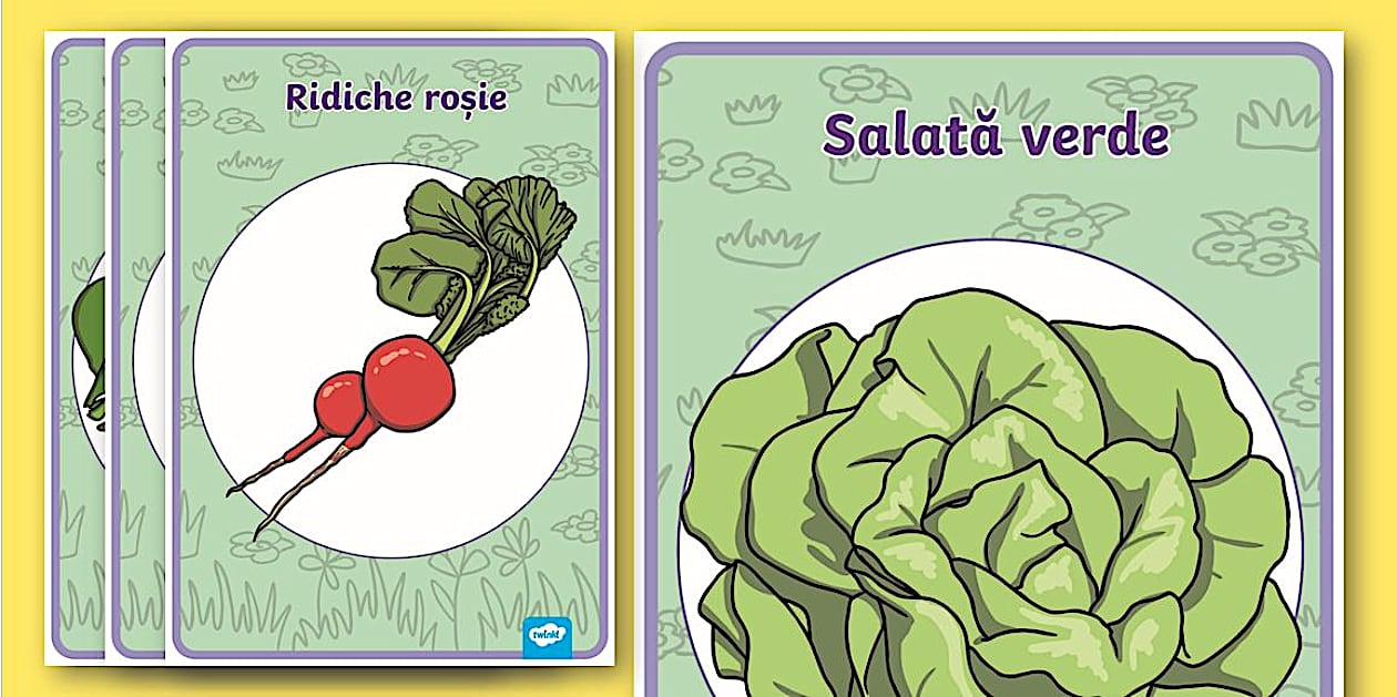 Legume timpurii – Planșe (Teacher-Made) - Twinkl