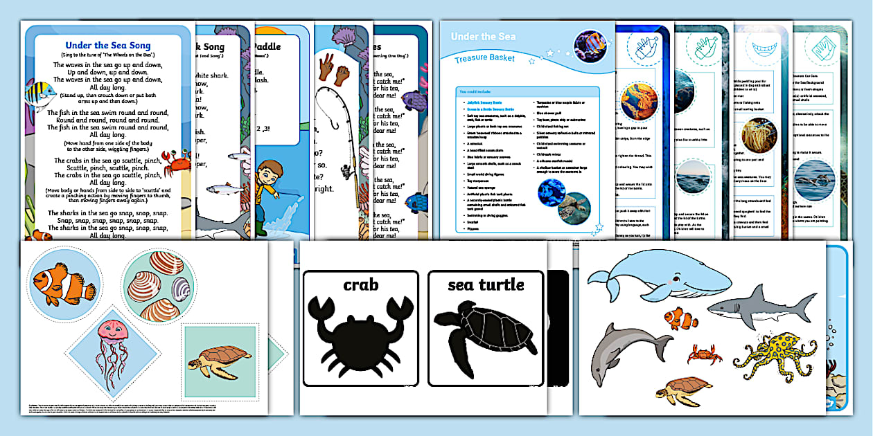 Under the Sea Activities For Toddlers | Resource Pack | EYFS