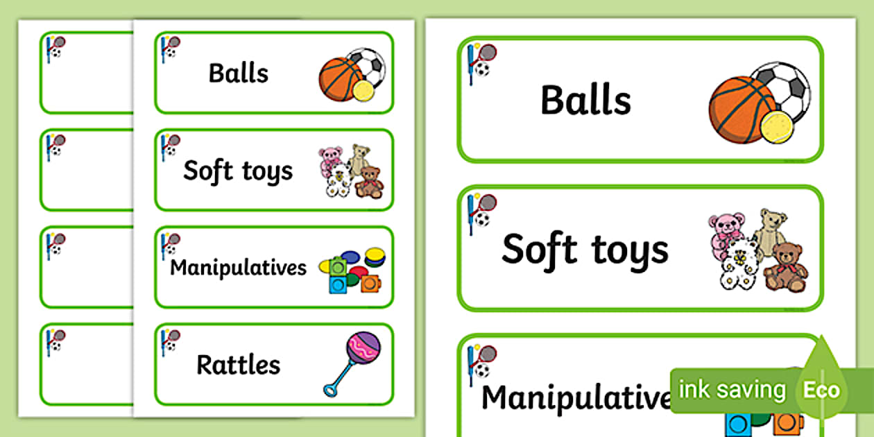 Sports Themed Editable Additional Resource Labels - Twinkl