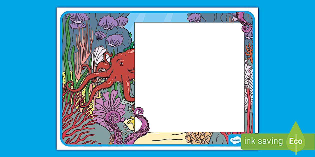 Octopus Photo Frame (teacher made) - Twinkl