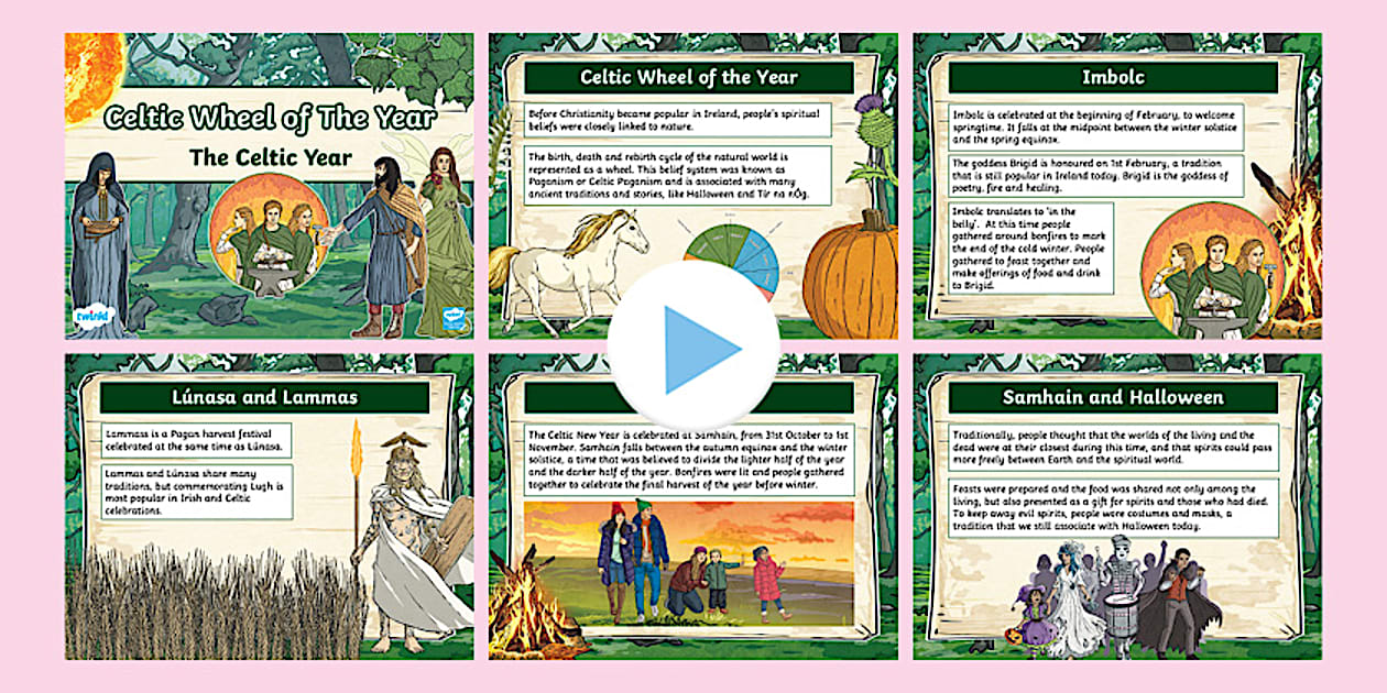 Celtic Wheel of The Year (teacher made) - Twinkl