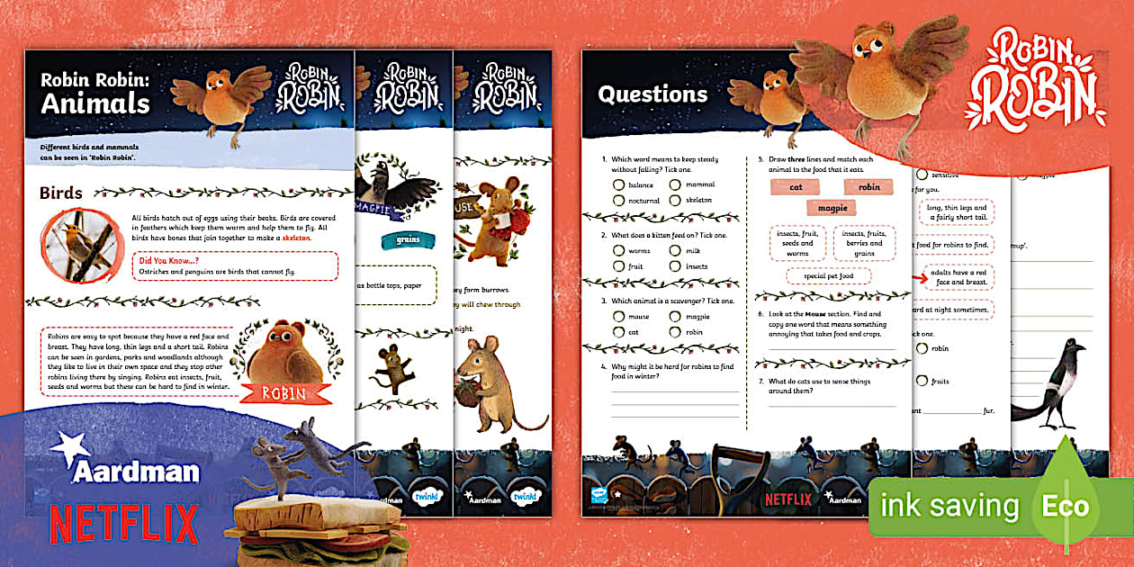 FREE! - Animals - Netflix - Reading Comprehension - KS2 - Primary