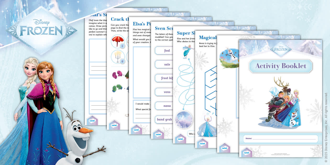 Disney Frozen Activity Book | Disney and Twinkl Activities