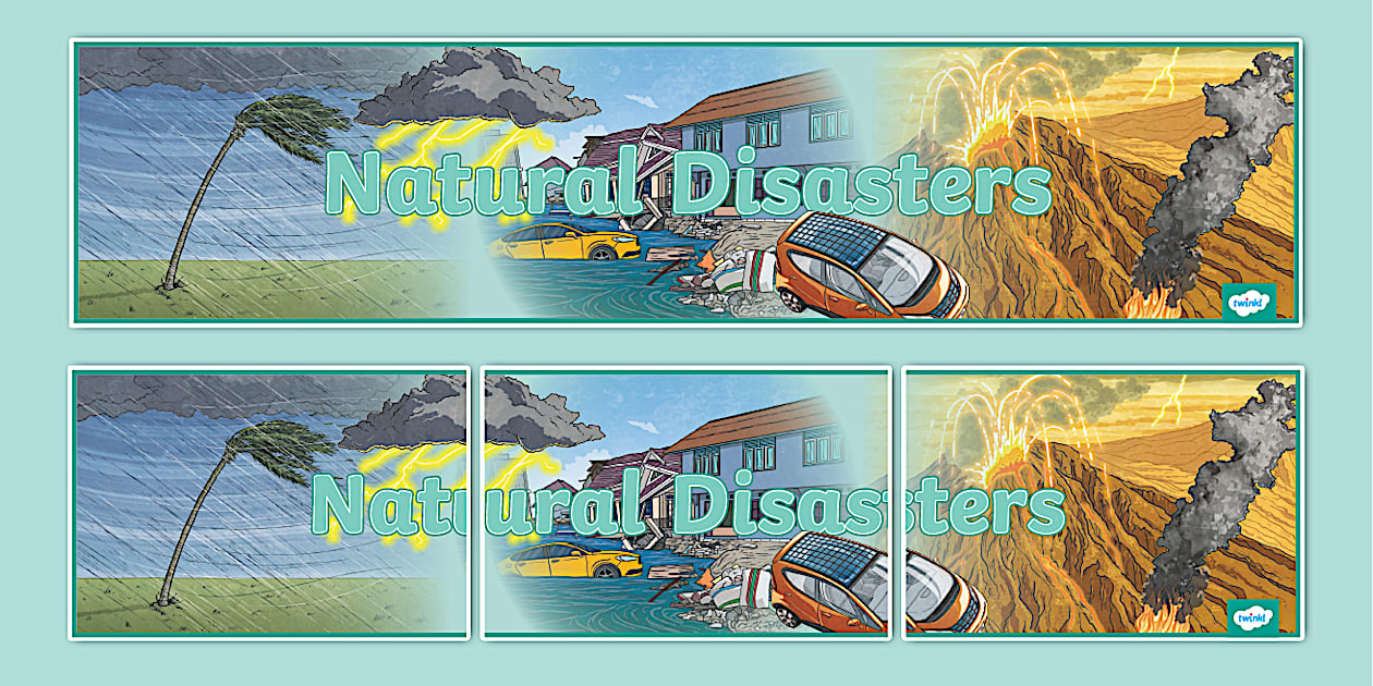 STEM IU Yr 5 Natural Disasters Display Banner (Teacher-Made)