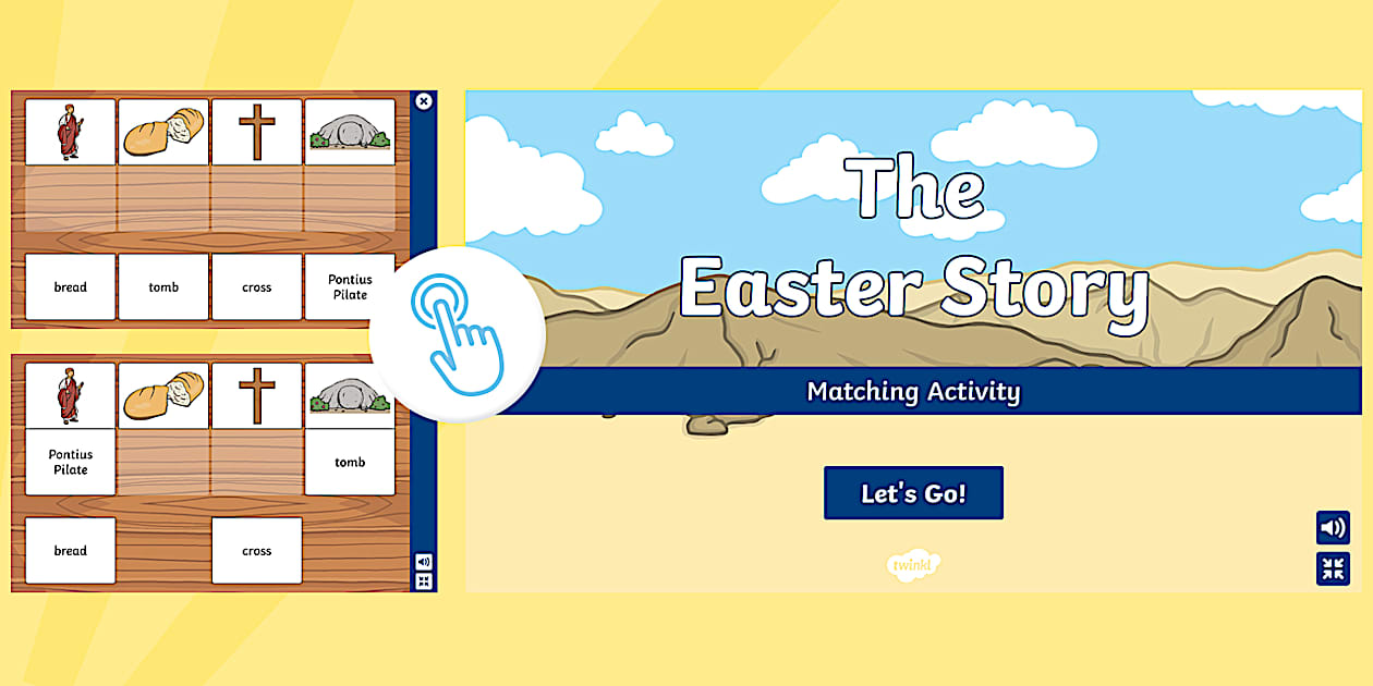 The Easter Story Matching Activity | Twinkl Go! - Twinkl