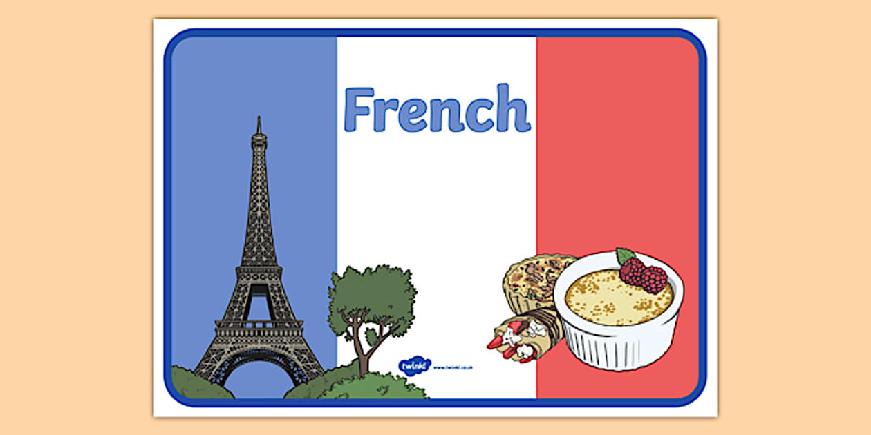 French Display Poster - Twinkl