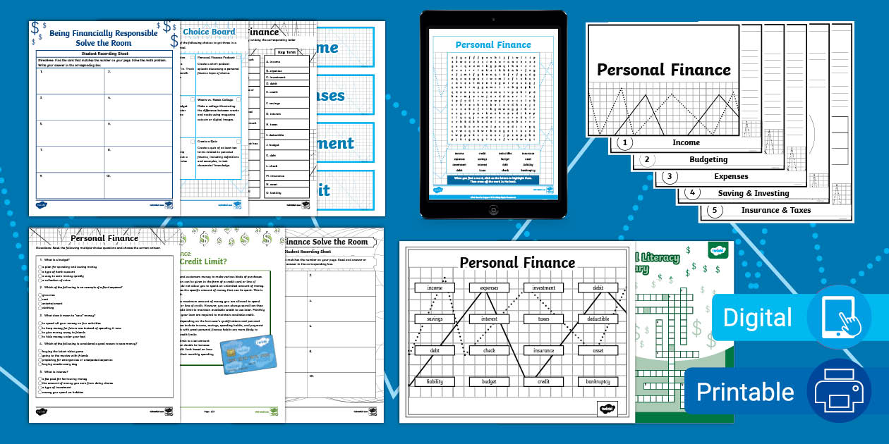 Finance Activities for Students in Grades 6-8 | Twinkl USA