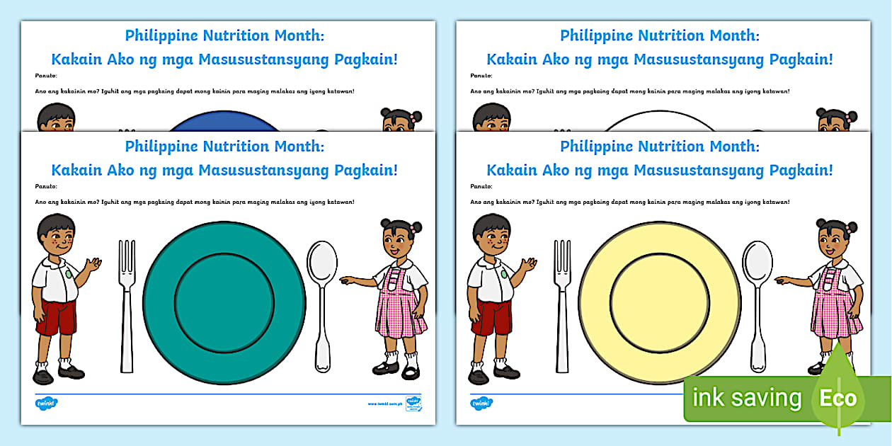 Philippine Nutrition Month: Kakain Ako ng mga Masusustansyang Pagkain!
