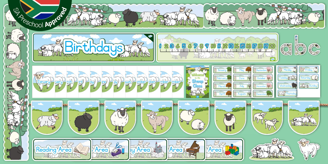 Sheep-Themed Classroom Display Pack (teacher made) - Twinkl
