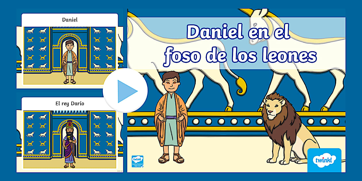 PowerPoint: Daniel en el foso de los leones - Twinkl