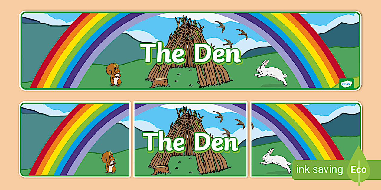 The Den Banner (teacher made) - Twinkl