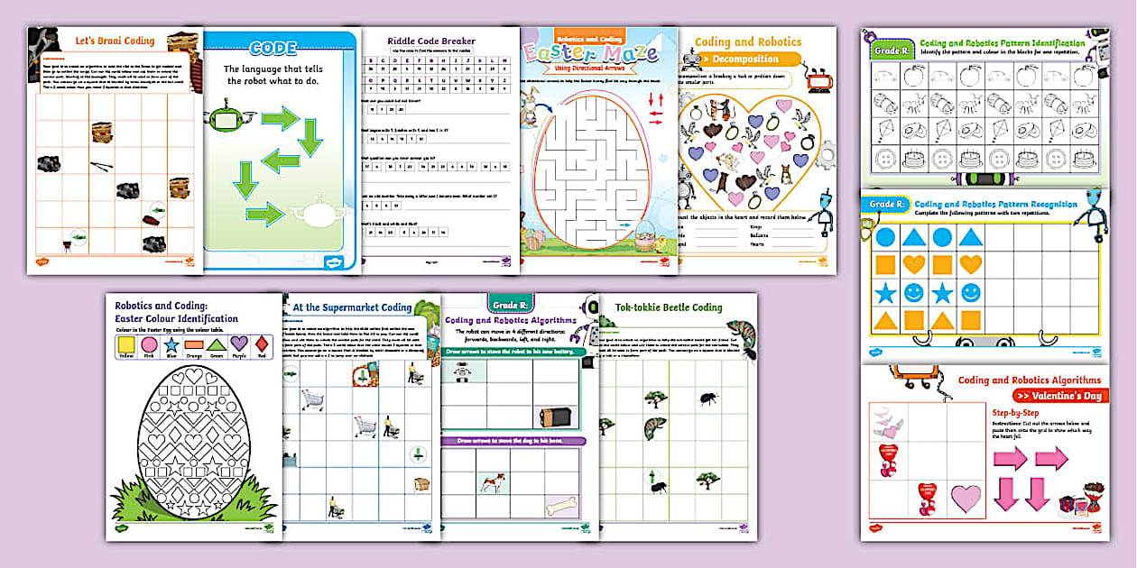 Robotics and Coding Taster Pack. (Hecho por educadores)