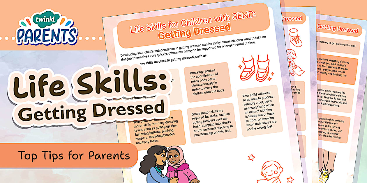 Life Skills for Children with SEND: Getting Dressed