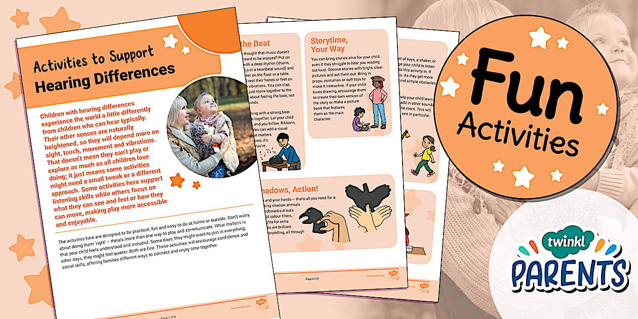 Hearing Differences Activities for KS1