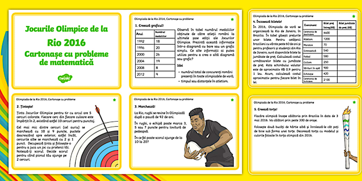 Olimpiada de la Rio 2016 - Cartonașe cu probleme - Olimpiada de la Rio ...